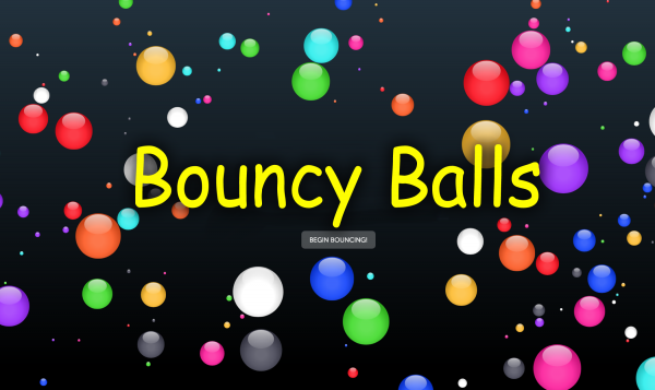 Bouncy Balls Application – ScienceWiz