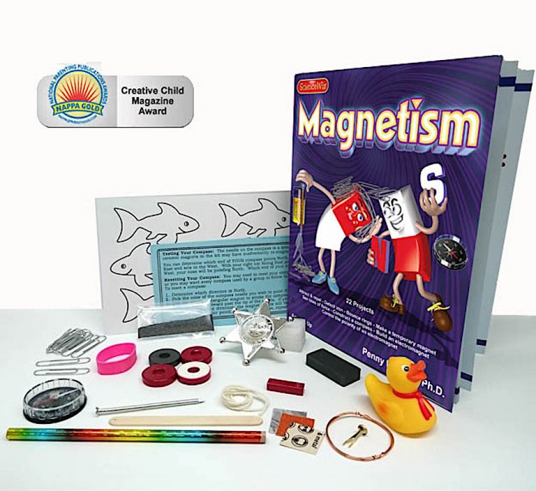 Magnetism Book & Kit – ScienceWiz