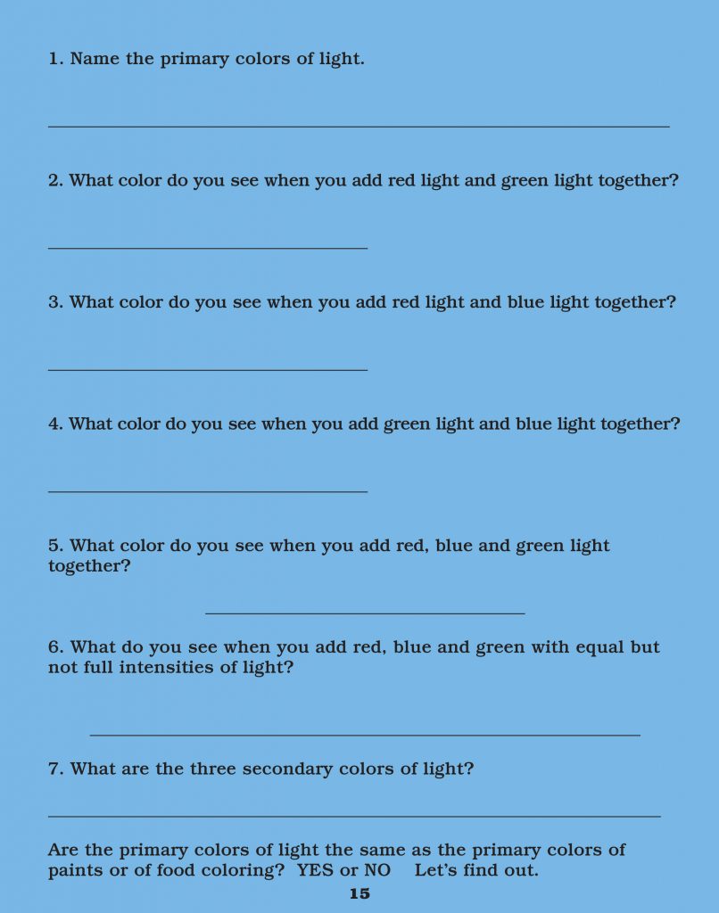 Light Guide – ScienceWiz
