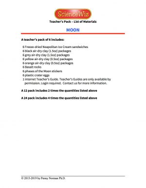 Moon Teacher’s Pack – ScienceWiz